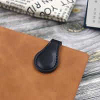China Color Printing for Graphics 5 Color Leather Bookmark Double Sided Hand Clip Promotion for sale