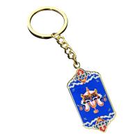 China 2024 Customized Zinc Alloy Carabiner Keychain with Customer Logo and Gravure Printing for sale