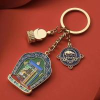 China 2024 Customized Zinc Alloy Carabiner Keychain with Customer Logo and Gravure Printing for sale
