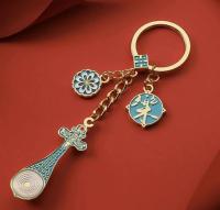 China 2024 Customized Zinc Alloy Carabiner Keychain with Customer Logo and Gravure Printing for sale