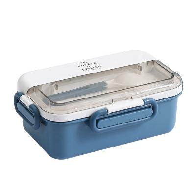China Custom Logo 304 Stainless Steel Split Bento Box with Water Heating and Tableware Ideal for sale