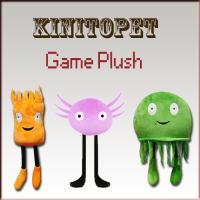 China Colorful KinitoPet Plush Electronic Pet Salamander Doll Horror Monster Game Plush Toy 2024 for sale