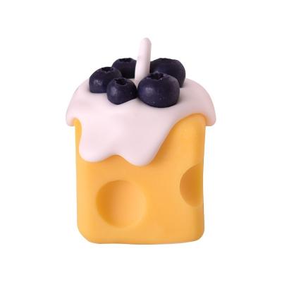 China Stone Style Cute Cheese Aromatherapy Candle Handheld Gift Box for Girls' Birthday Joy for sale