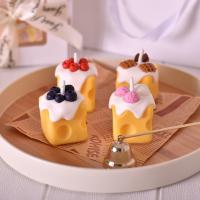 China Stone Style Cute Cheese Aromatherapy Candle Handheld Gift Box for Girls' Birthday Joy for sale