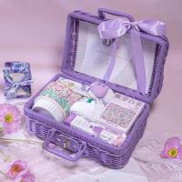 China Advanced Handheld Purple Picnic Basket Ideal for Activities and Women's Birthday Gifts for sale