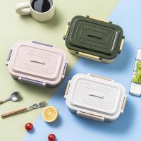 China 304 Stainless Steel Sealed Lunch Box Simple Sealing and Portable for Employee Benefits for sale