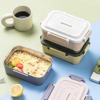 China 304 Stainless Steel Sealed Lunch Box Simple Sealing and Portable for Employee Benefits for sale