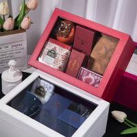 China Alumni Relations Transparent Window Opening Heaven and Earth Cover Box for Bridesmaids for sale