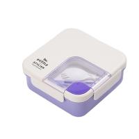 China Organize Your Meals in Style Portable Square Plastic Divided Lunch Box for Employee Gifts for sale