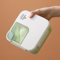 China Organize Your Meals in Style Portable Square Plastic Divided Lunch Box for Employee Gifts for sale