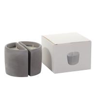 China Insurance Target End User Creative Hand Gift Handmade Gypsum Cup Aromatherapy Candle for sale
