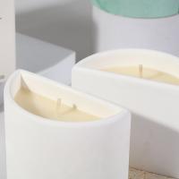 China Insurance Target End User Creative Hand Gift Handmade Gypsum Cup Aromatherapy Candle for sale