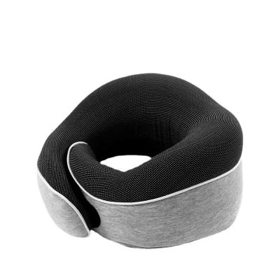 China Logo Customized Space Memory Cotton U-shaped Pillow for Neck Support and Storage for sale