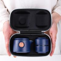 China Enhance Your Tea Time with Our Portable Black Pottery Kung Fu Set Education Oriented for sale