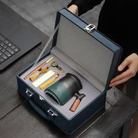 China High Beauty Ceramic Cup Gift Box Set for Office and Enterprise Annual Conference Gifts for sale