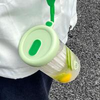 China Tea Separation Tea Cup 500ml High Appearance Cold Extraction Cup with Straw Water Cup Activity Gift for sale