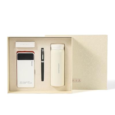China Le Kou Insulation Cup 280ml Newman 22.5W Fast Charge 10000mAh Signature Pen for Customized Business Gift for sale