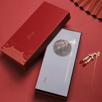 China Customized Color Novelty Gifts Suichao Jiarui Hairpin 925 Silver Plated Gold Hairpin Gift Box Birthday Gift for sale
