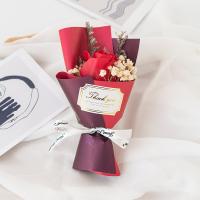 China 4 Color Graphics Printed Festival Bouquet Soap Flower Perfect for Back to School Gift for sale