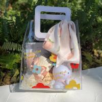 China Goddess Festival PVC Printed Handbag Set Rabbit Night Light Bow Tassel Towel and White Peach Hard Candy for sale