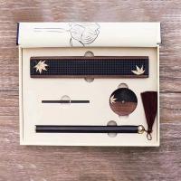 China Chinese Style Redwood Incense Tools Incense Wooden Bedroom Incense Stove Set for Gifts for sale