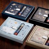 China Hand Book Gift Box Sticker and Paper Tape Bookmark Magnetic Button A Creative Ancient Style Combination for Agriculture Office for sale