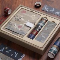 China Hand Book Gift Box Sticker and Paper Tape Bookmark Magnetic Button A Creative Ancient Style Combination for Agriculture Office for sale