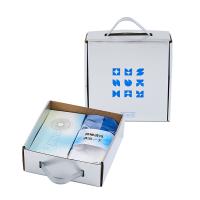 China Silk Screen Printed Portable Fan Cool Sleeve Perfect Presentation Gift Set for Summer for sale