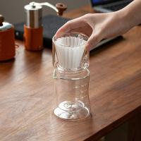 China Star Clear Drip Pot Coffee Set for Agriculture No Handle Pot and Bean Grinder Included for sale