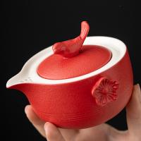 China Customer's Logo Chinese Style Tea Set in Portable EVA Bag Perfect for Sports and Games for sale