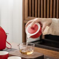 China Customer's Logo Chinese Style Tea Set in Portable EVA Bag Perfect for Sports and Games for sale