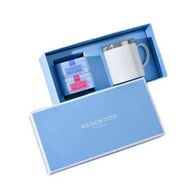 China Surprise Your Customers with This Platinum Lace Mug and Portable Tea Jar Gift Box Set for sale