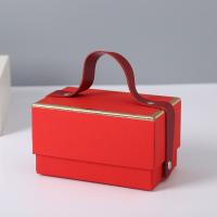 China Silk Screen Printing Exquisite Handheld Gift Box for Christmas Birthday and Flower Gifts for sale