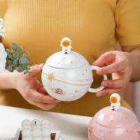 China Wedding Favors Bridal Party Gifts Cute Astronaut Ceramic Cup for Space Enthusiasts for sale