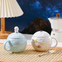 China Wedding Favors Bridal Party Gifts Cute Astronaut Ceramic Cup for Space Enthusiasts for sale