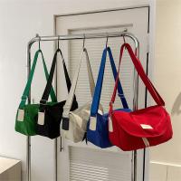 China Customer's Logo Fashionable Commuter Bag Solid Color Simple Crossbody Bag Employee Gift for sale