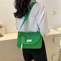 China Customer's Logo Fashionable Commuter Bag Solid Color Simple Crossbody Bag Employee Gift for sale