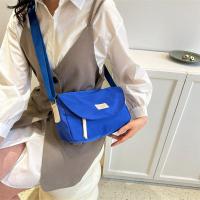 China Customer's Logo Fashionable Commuter Bag Solid Color Simple Crossbody Bag Employee Gift for sale