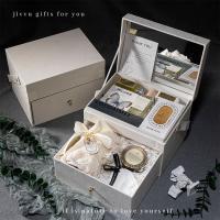 China Customized Color Double Velvet Box Special Souvenir for Women's Day from Office Products for sale