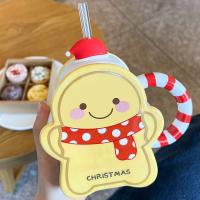 China Hotel and Resort Christmas High Beauty Straw Cup Scarf with Colorful Graphics for sale