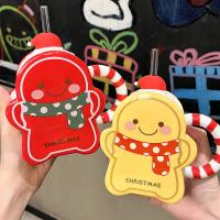 China Hotel and Resort Christmas High Beauty Straw Cup Scarf with Colorful Graphics for sale