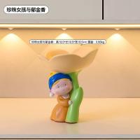 China Minimalist Foyer Tabletop Decorations UV Printing Resin Ornaments for Valentine's Day for sale