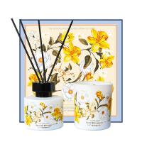 China Customer's Logo Aromatherapy Gift Box Set Essential Oil Candle for Women Souvenir Gifts for sale