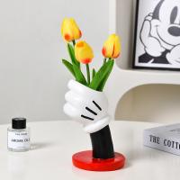 China Unique Logo Design Modern Minimalist Mickey Hand Vase for Creative Home Art Decoration for sale
