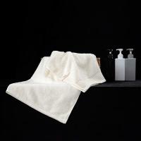 China Customer's Logo Light Luxury Drunken Love Woolen Bath Towel Set with 2 Color Printing for sale