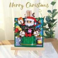 China Christmas Roses Sunflowers and Lilies Small Grain Building Blocks for 3D Printmaking for sale