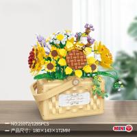 China Belle Di Mini Particle Building Blocks Flower Basket Series A Must-Have for Education for sale