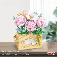 China Belle Di Mini Particle Building Blocks Flower Basket Series A Must-Have for Education for sale