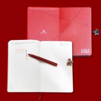 China Gift Set for Agriculture Industry Hand Ledger Book Signature Pen Badge and Phoenix Ornament for sale