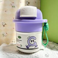 China High Aesthetic 316 Stainless Steel Coffee Cup Cartoon Cute Insulated Cup Employee Gift for sale